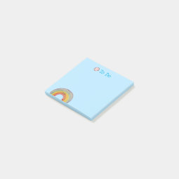 To Do, Kawaii Rainbow Post-it Notes | Zazzle