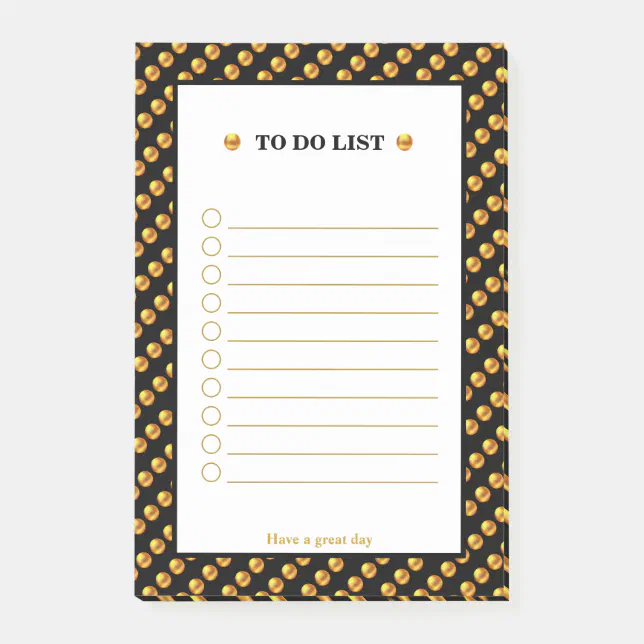 To Do List Post-it Notes | Zazzle