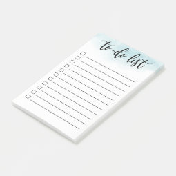 to do list post it notes with watercolour | Zazzle