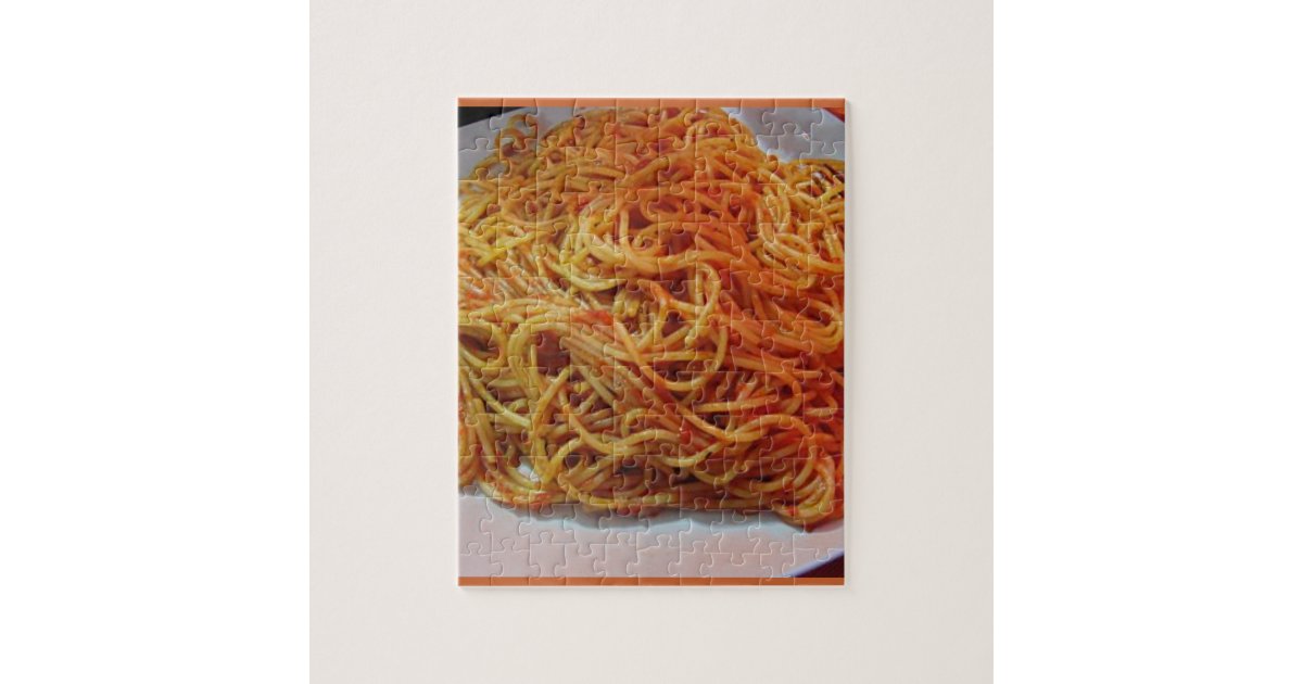 To Love Spaghetti Jigsaw Puzzle | Zazzle