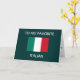 "TO MY FAVORITE ITALIAN" HAPPY BIRTHDAY CARD | Zazzle