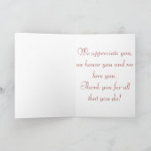 To our first lady thank you card | Zazzle