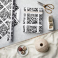 To personalize QR Code Wrapping Paper | Zazzle