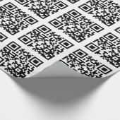 To personalize QR Code Wrapping Paper | Zazzle