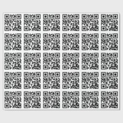 To personalize QR Code Wrapping Paper | Zazzle