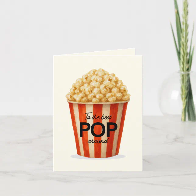 To The Best Pop Around Card | Zazzle