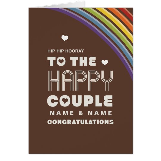 To the happy couple | Congratulations Card | Zazzle.com