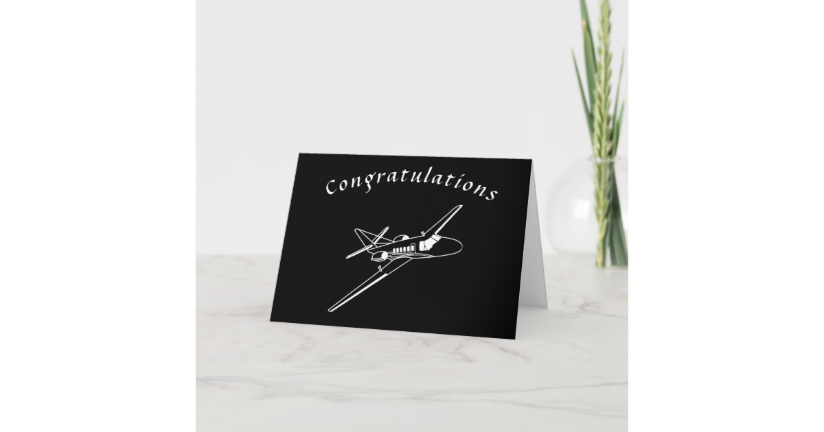 **TO THE NEW PILOT** CONGRATULATIONS CARD | Zazzle