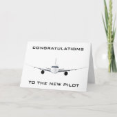 TO THE "NEW PILOT" CONGRATULATIONS CARD | Zazzle