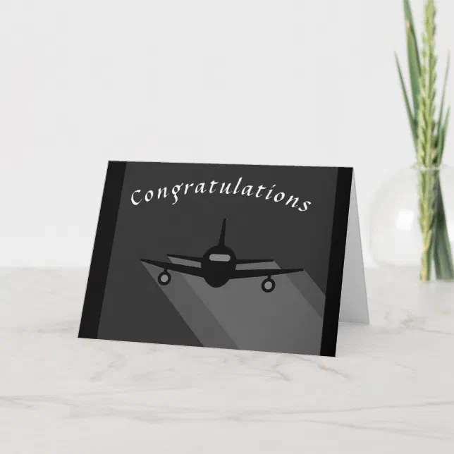 **TO THE NEW PILOT** CONGRATULATIONS CARD | Zazzle