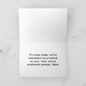 TO THE "NEW PILOT" CONGRATULATIONS CARD | Zazzle