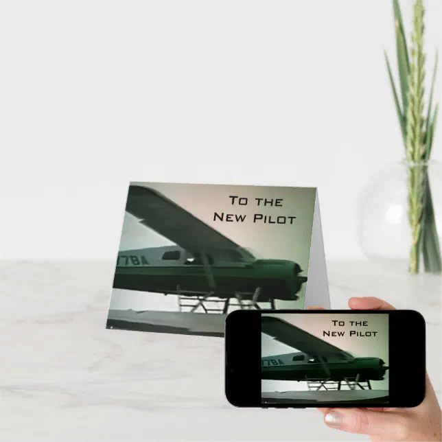 TO THE "NEW PILOT" CONGRATULATIONS CARD | Zazzle
