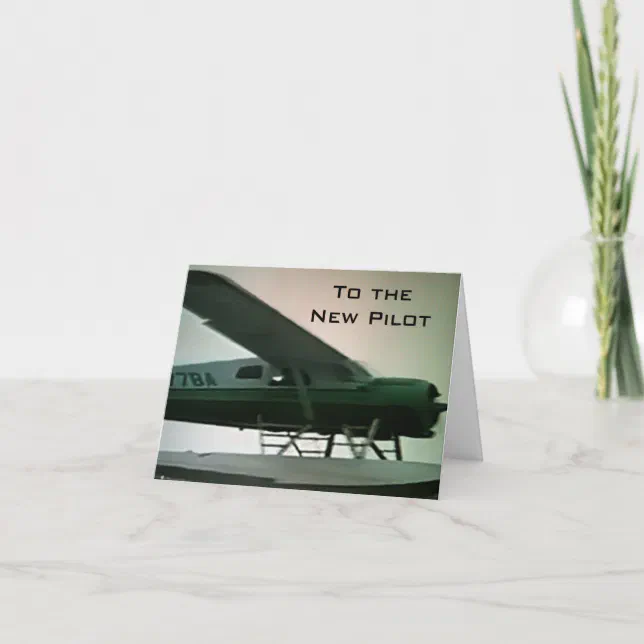TO THE "NEW PILOT" CONGRATULATIONS CARD | Zazzle