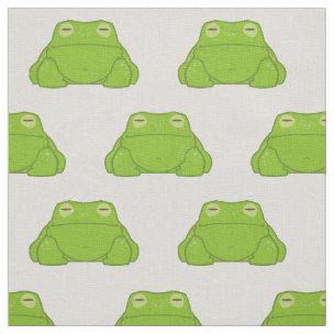 Grumpy Toads Fabric | Zazzle