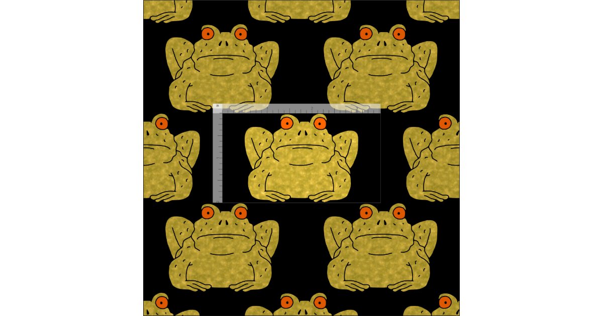 Toad Fabric | Zazzle