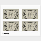 Toad Slime Halloween Jar Sticker Label | Zazzle