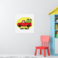Toad Truck Funny Tow Truck Pun Poster | Zazzle