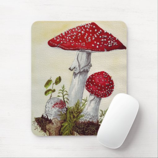 Toadstool Mouse Pad | Zazzle