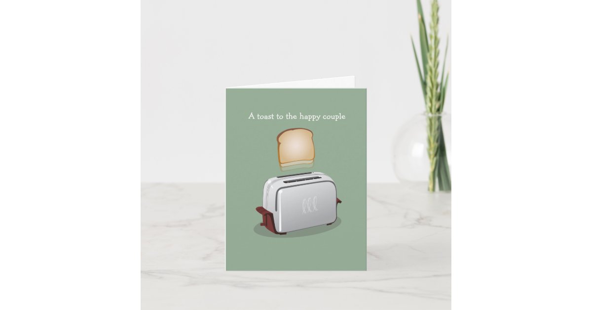Toast Anniversary Card | Zazzle