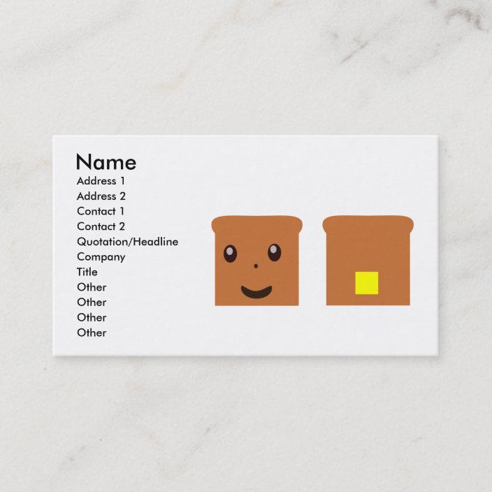 Toast Business Card | Zazzle.com