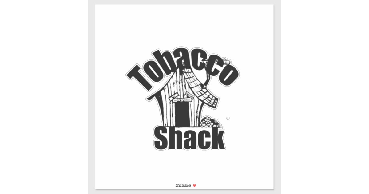 Tobacco Shack Vinyl Sticker | Zazzle