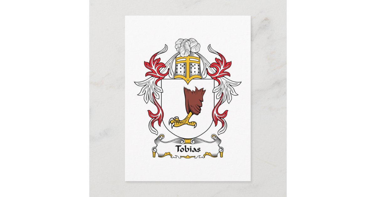 Tobias Family Crest Postcard | Zazzle