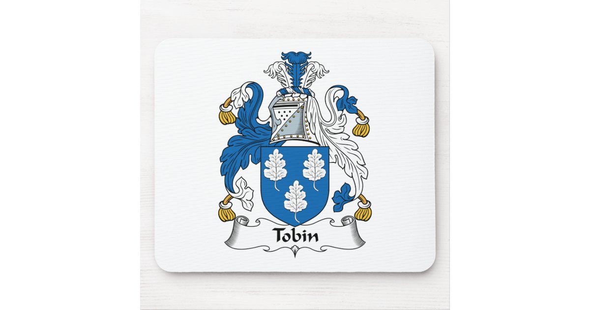 Tobin Family Crest Mouse Pad | Zazzle