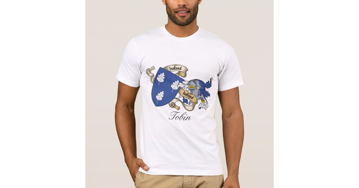 Tobin Family Crest T-Shirt | Zazzle