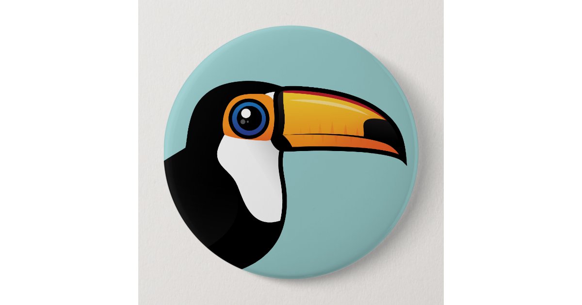 Toco Toucan Pinback Button | Zazzle