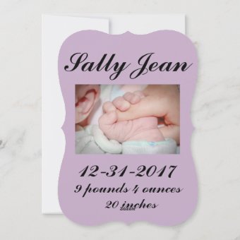 Today a Princess Was Born Announcement | Zazzle