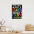 Today A Reader Tomorrow A Leader Classroom Poster | Zazzle