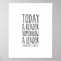 Today a reader, tomorrow a leader, Margaret Fuller Poster | Zazzle