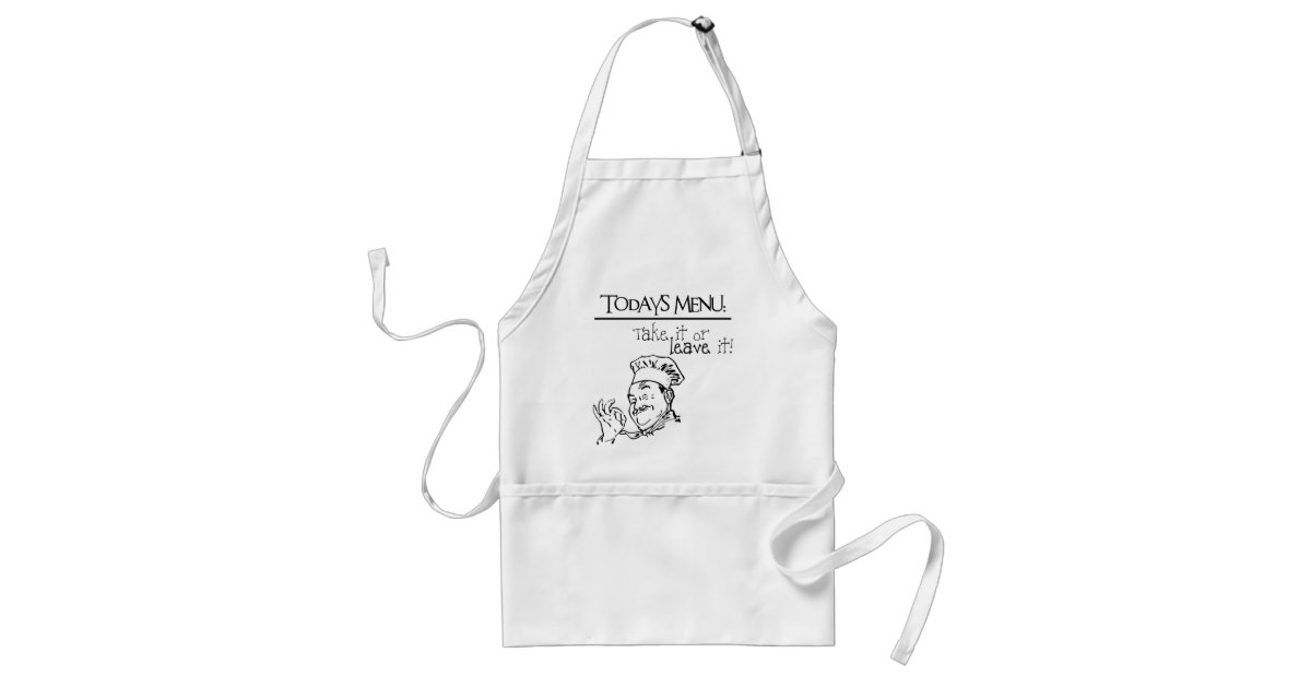 Todays Menu Apron | Zazzle