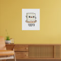 Toe-fu Funny Tofu Pun Poster | Zazzle