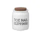 Toe Nale Clippings Jar, Safe, Bank, Gag Gift Candy Jar | Zazzle