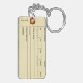 Toe Tag Key Chain | Zazzle