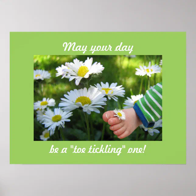 Toe Tickling Poster | Zazzle
