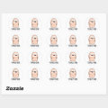 Toetally Dude Funny Big Toe Pun Classic Round Sticker | Zazzle