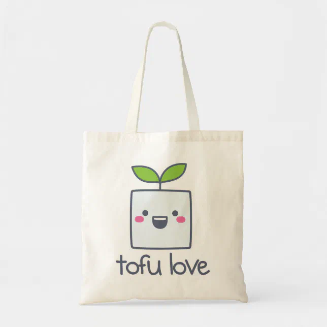 Tofu Love Tote Bag | Zazzle
