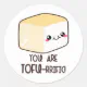 Tofu-rrific Emoji Classic Round Sticker | Zazzle