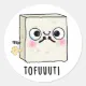 Tofuuut Funny Farting Tofu Pun Classic Round Sticker | Zazzle