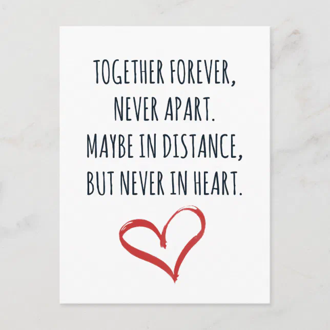 Together Forever Postcard | Zazzle