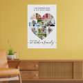 Together Personalized Love Heart 11 Photo Collage Poster | Zazzle