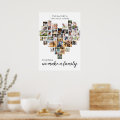Together Personalized Love Heart 36 Photo Collage Poster | Zazzle