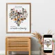 Together Personalized Love Heart 36 Photo Collage Poster | Zazzle