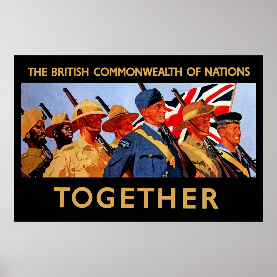 Together ~ The British Commonwealth of Nations Poster | Zazzle