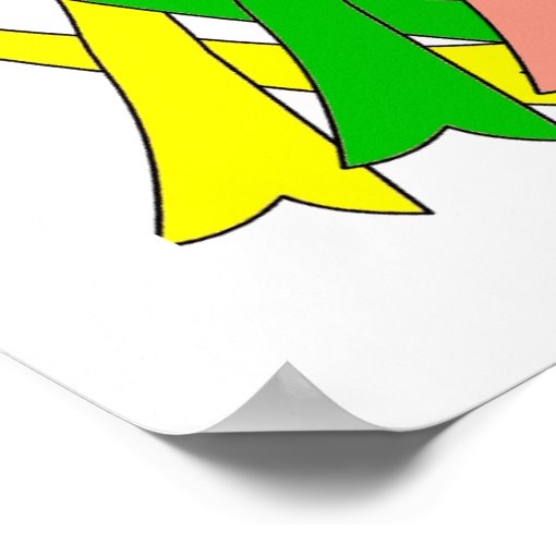 Together We Can Find A Cure CANCER RIBBONS Poster | Zazzle