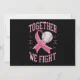 Together We Fight Softball Breast Cancer Awareness Invitation | Zazzle