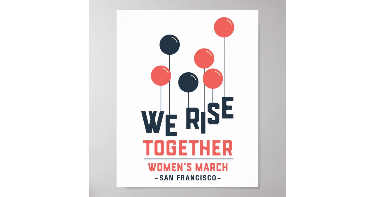Together We Rise WMSF Poster | Zazzle