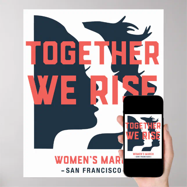 Together We Rise WMSF Poster LARGE | Zazzle